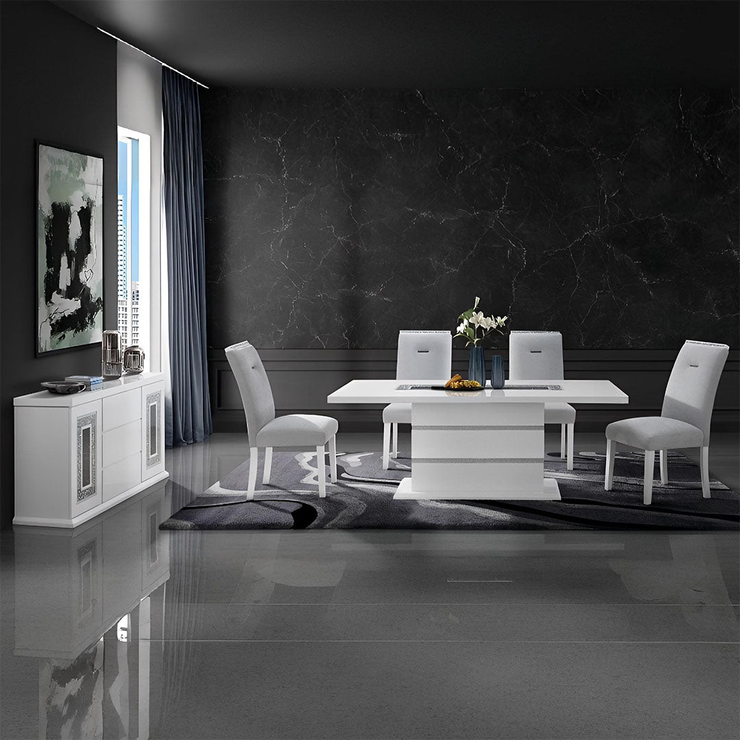 Monaco Dining Room White